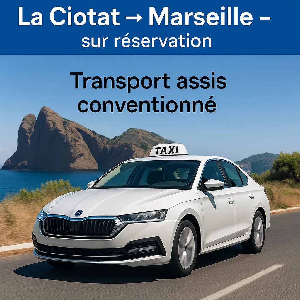 Réserver un taxi conventionné conventionné depuis Bouches-du-Rhône vers ...